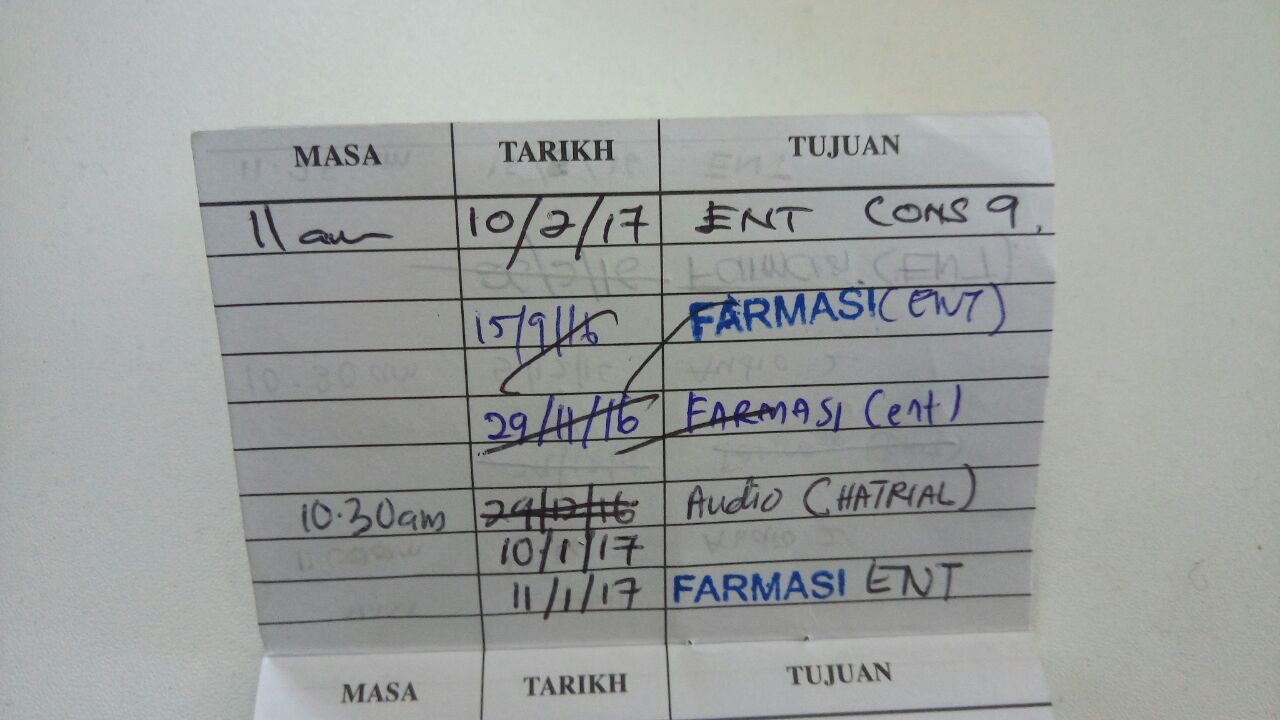 Nama aku Jodin..: Appointment di Hospital Putrajaya untuk Hearing Aid Trial