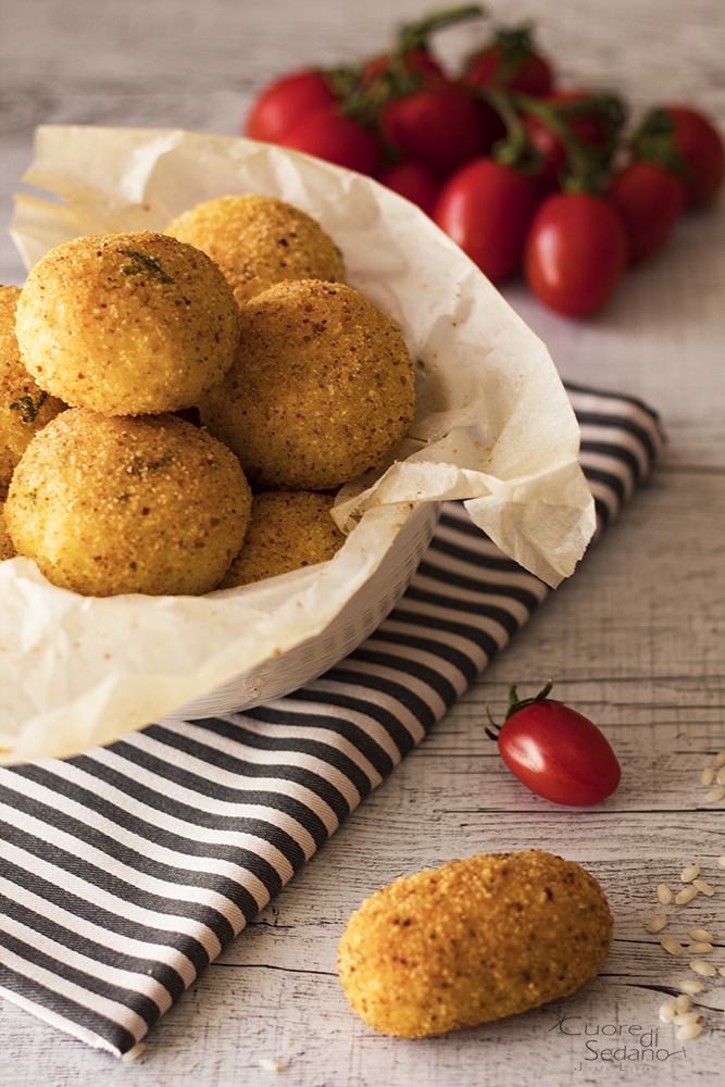 Crocchette di patate e riso - Cuore di Sedano