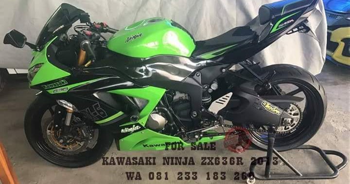 For Sale Kawasaki ZX636R FP 2013 bulan 6 pajak hidup Km 8000 plat B ...