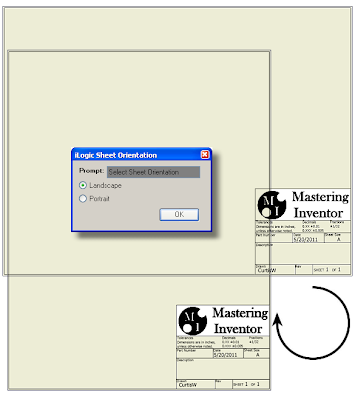 From the Trenches with Autodesk Inventor: Use iLogic to Change Sheet ...