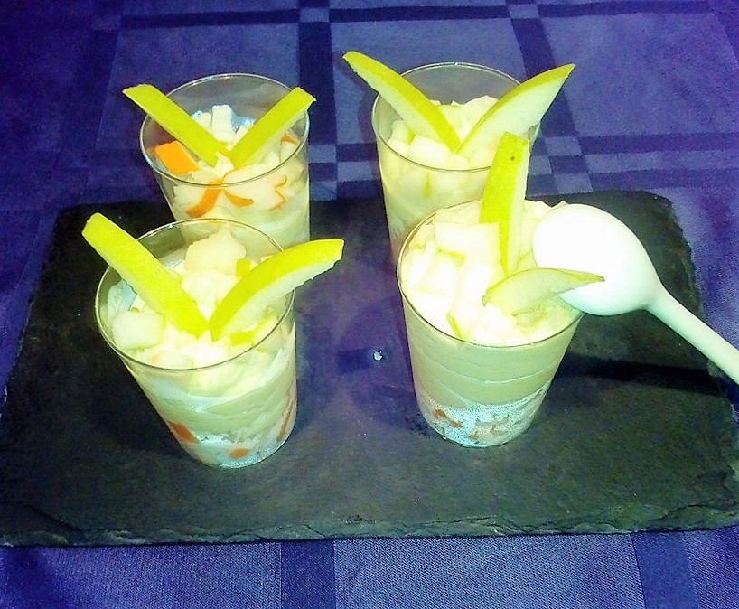 Mon Sucré Salé Verrines Mousse Avocat Surimi Et Pomme