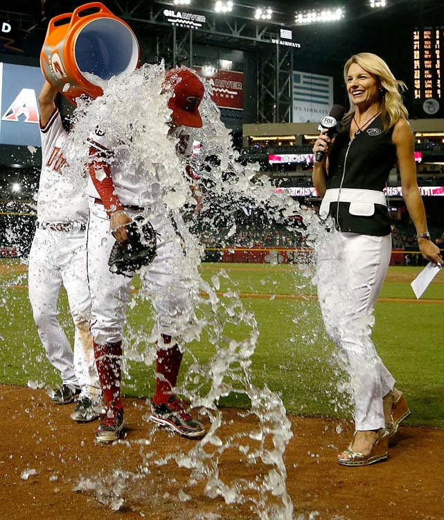 Gatorade Baths: Jody Jackson catches some ice water