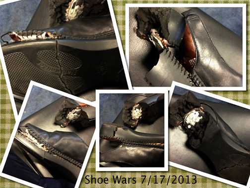 jacki long: Day 368: The story of the disintegrating shoes!