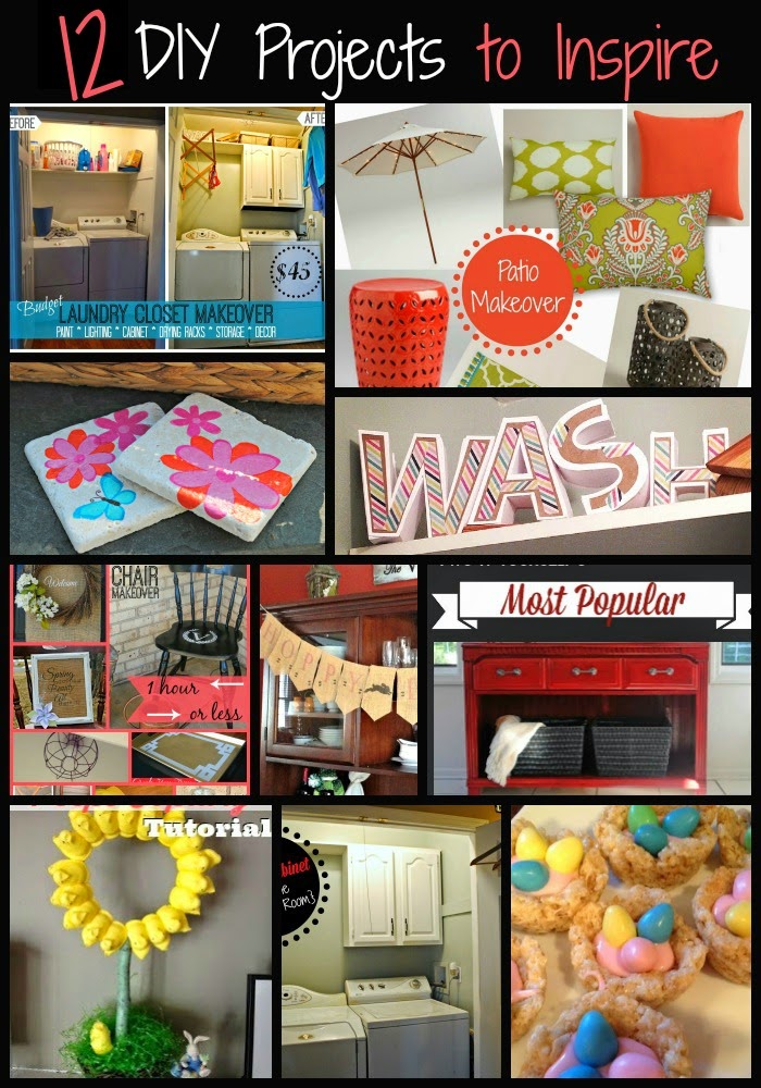 Two It Yourself: 12 DIY Projects to Inspire (April Wrap Up)