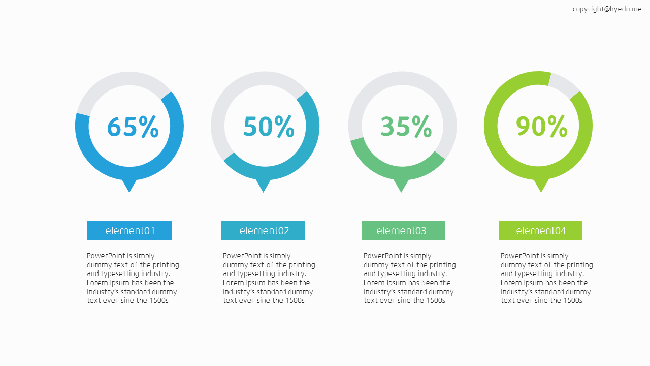 HYEDU Circle PowerPoint Chart HYEDU Circle PowerPoint Chart