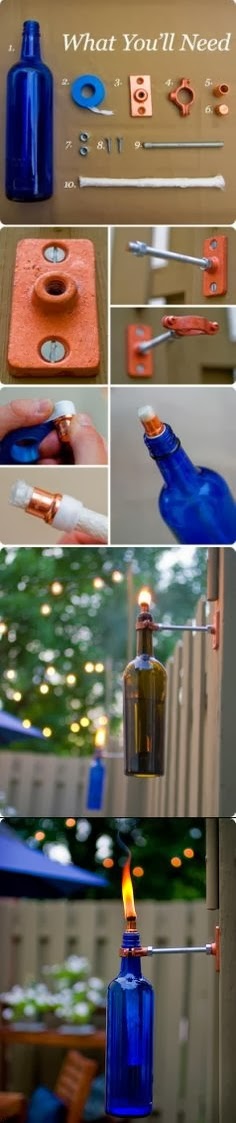DIY IYD IDY DYI YDI: Recycled Wind Bottle Torch
