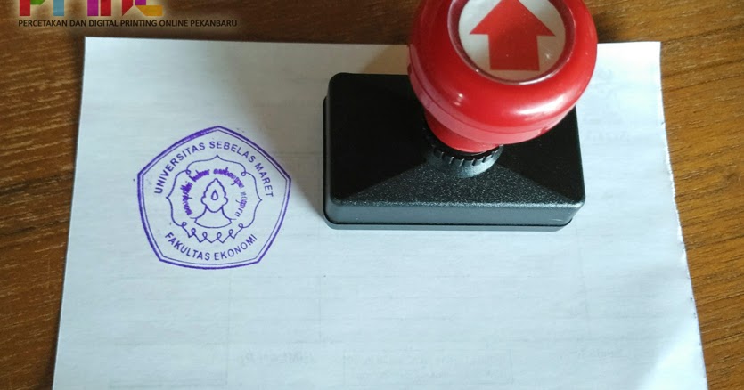 Pesanan Stempel Kampus ~ Print Corner