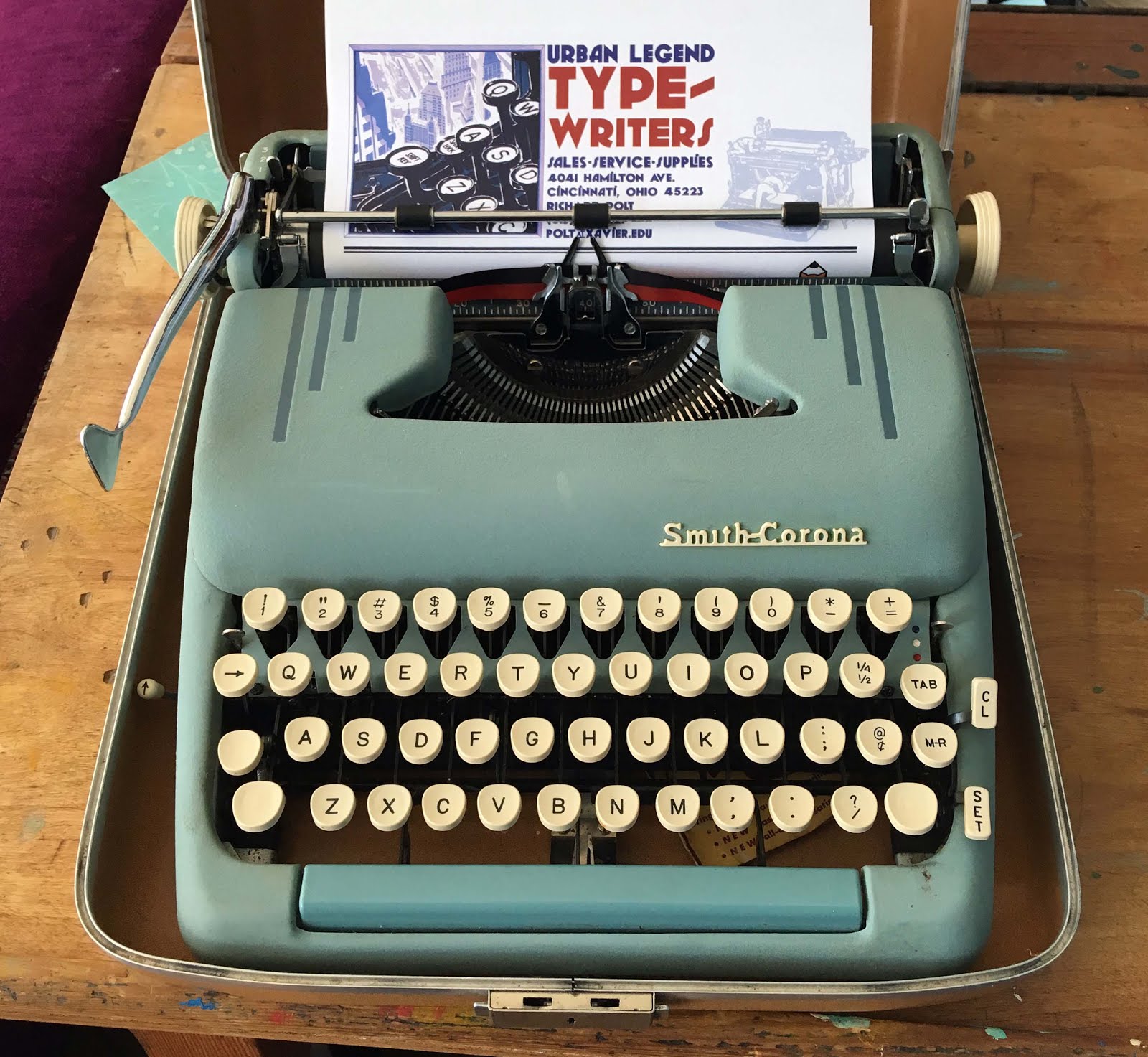 Update on the Urban Legend Institute/ /THE TYPEWRITER REVOLUTION