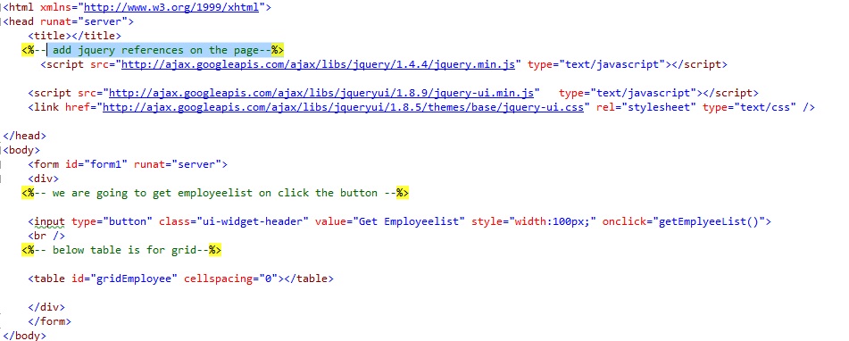 DEVELOPERS HUB :: MORE PRACTICAL LESS THEORY: Gridview with edit and ...