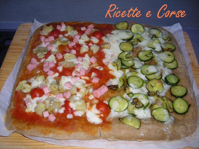Ricette e corse: Mezza Pizza ai Carciofi Prosciutto cotto e Mezza Pizza ...