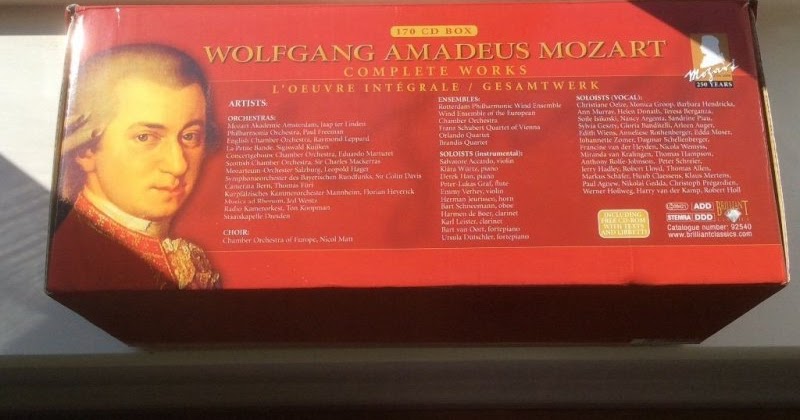 Link of Download: Wolfgang Amadeus Mozart - Complete Works (170CD) (CD ...