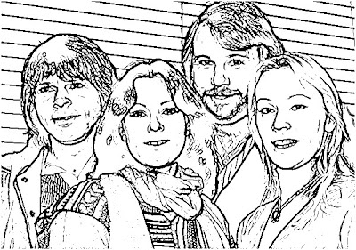 Thank You For The Music, ABBA: Drawing ABBA