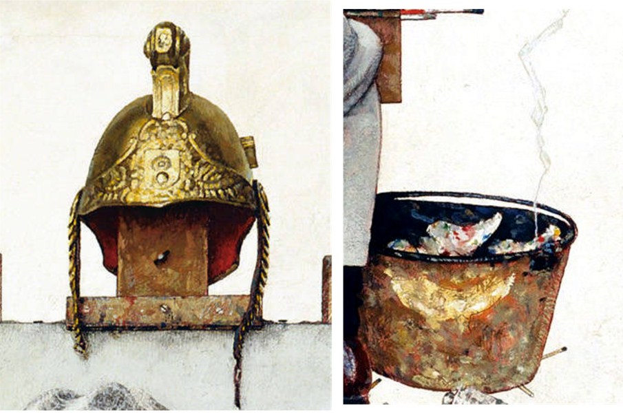 histoire-d-arts: ROCKWELL, Triple autoportrait, 1960