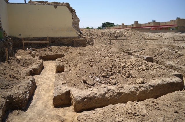 Excavating Foundation ~ Building Construction