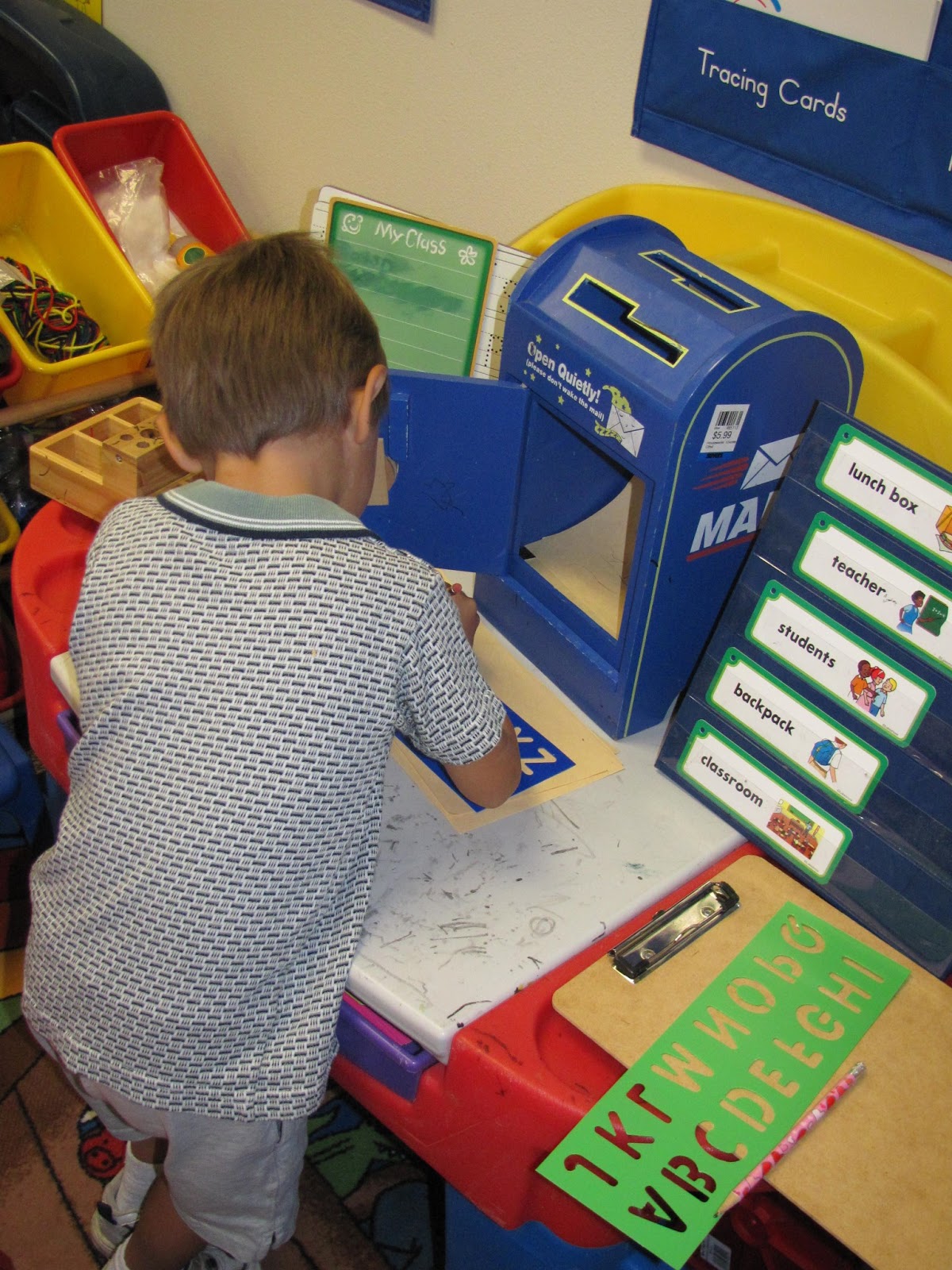 Back to School Writing Center | Ms.Vonda's Pre-K at All God's Children ...