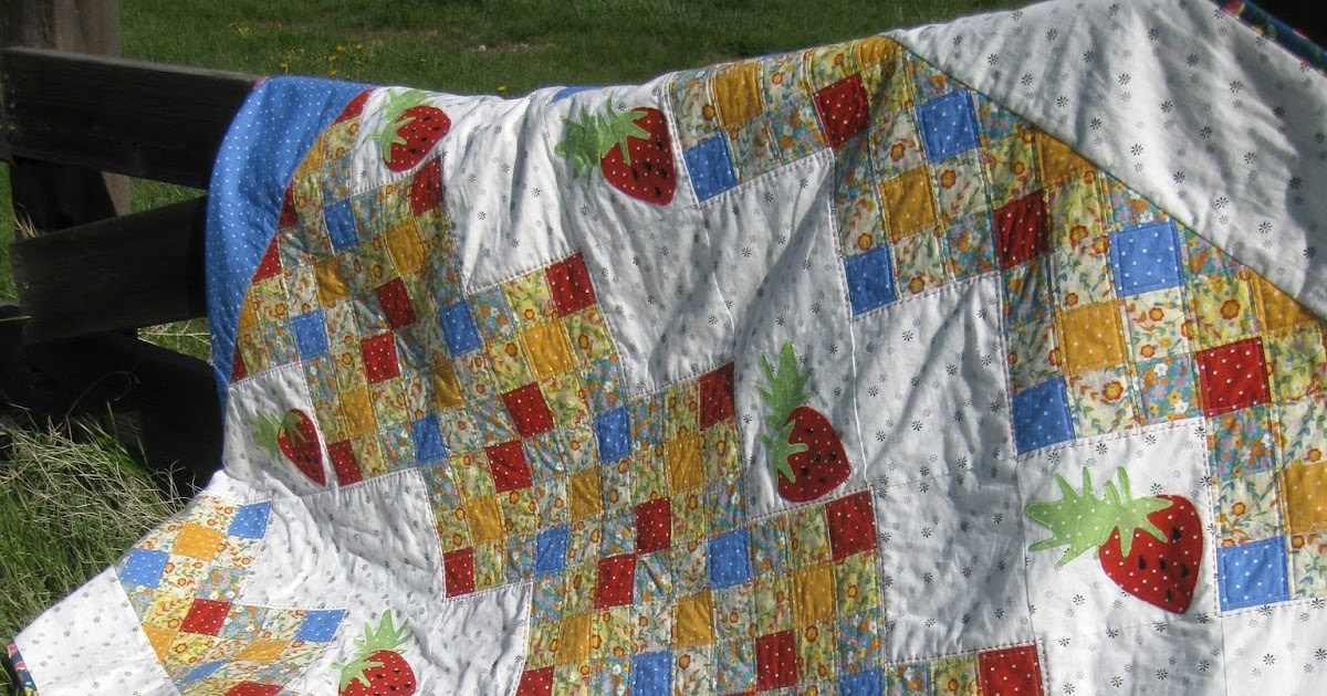 Sew Incredibly Crazy: Hannah's Berry Patch and a Free Pattern