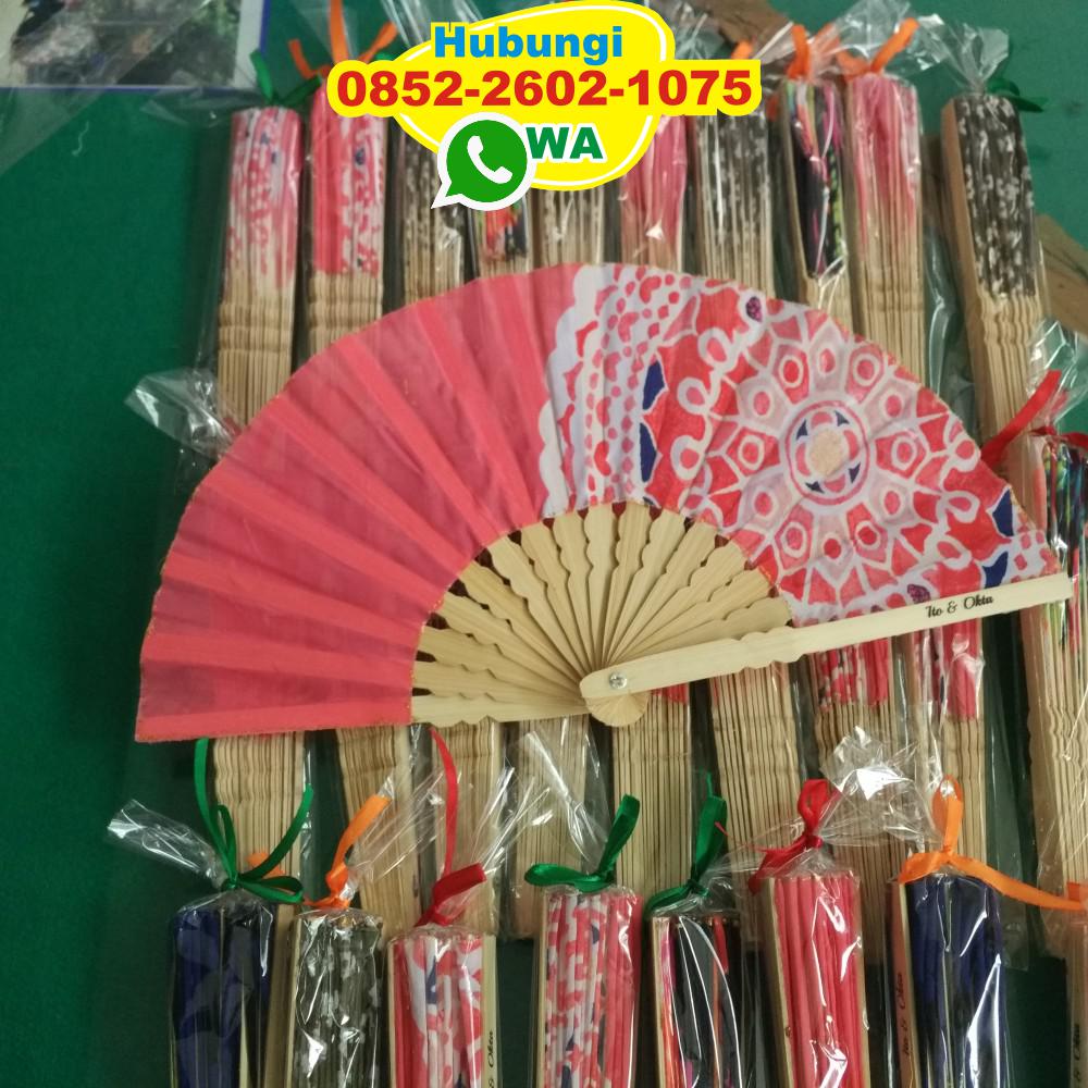 Souvenir Kipas Sifon Besar Glitter (SBG) | Souvenir Pernikahan