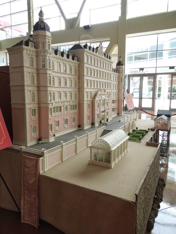 The Grand Budapest Hotel original model on display... - domesticjenni
