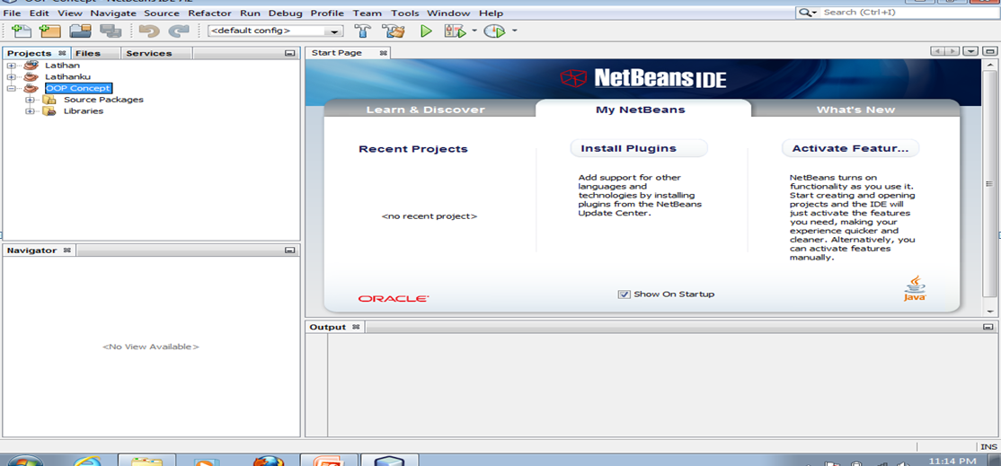 Contoh sederhana mengeksekusi pemrograman java dengan NetBeans IDE ...