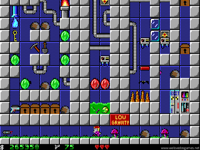 Swiss Army Artist: SS of the week: Crystal Caves for DOS