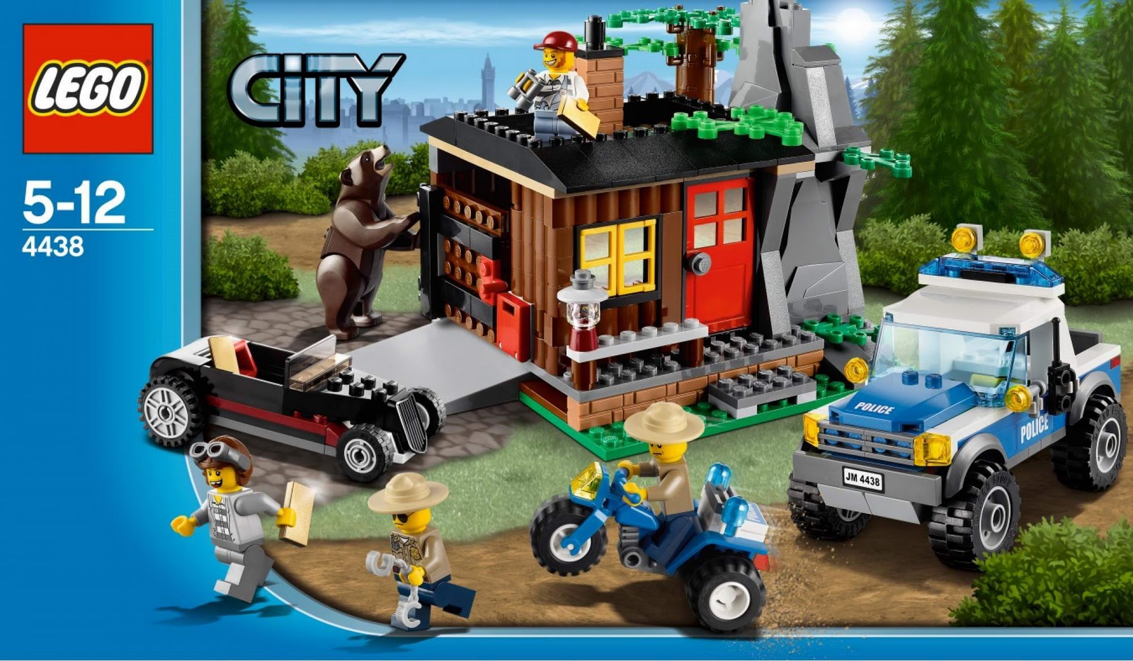 oneTWOBRICK.com: set database: LEGO 4438 robbers' hideout