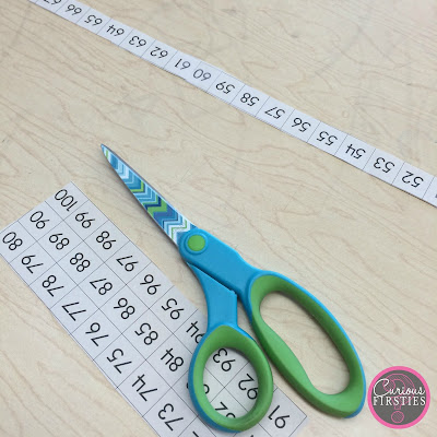 Curious Firsties: Number Line versus Hunderds Chart