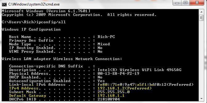How To Change Your Computers Ip Address From The Command