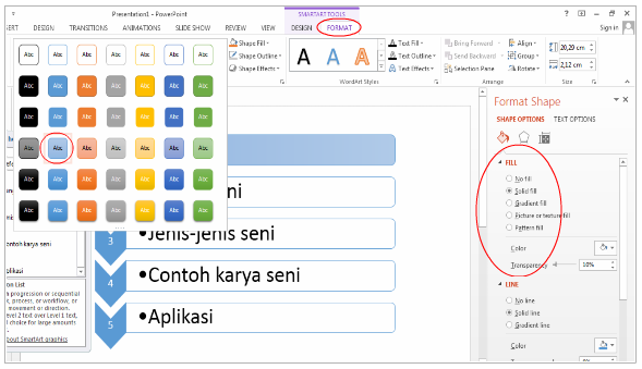 Cara Menciptakan Daftar (List) Dengan Smartart Di Power Point - Mata ...
