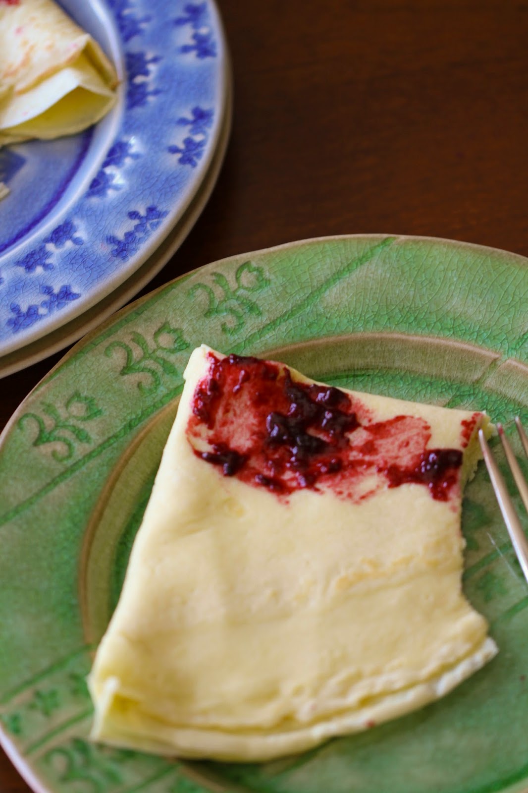 Crêpes with Microwave Jam - Ever Open Sauce