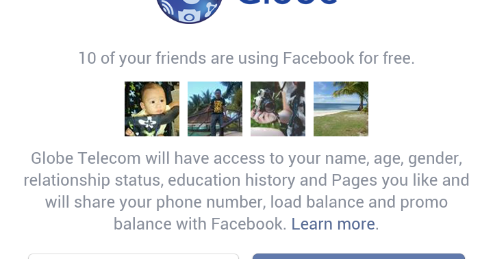 Enjoy Extended Globe FREE Facebook Access Promo To All Their Subscribers