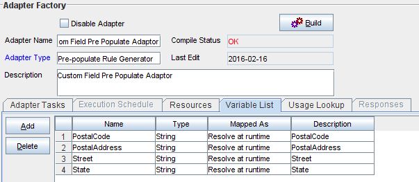 Oracle Identity Manager: Custom Prepopulate Adapter to pre-populate fields on Process Form in ...