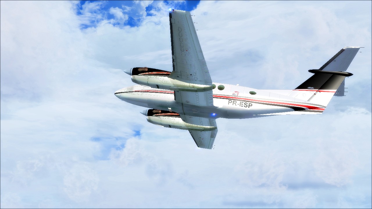 Aéro Virtual FSX: Beechcraft King Air B-200 PR-ESP AFG Policia Militar ...