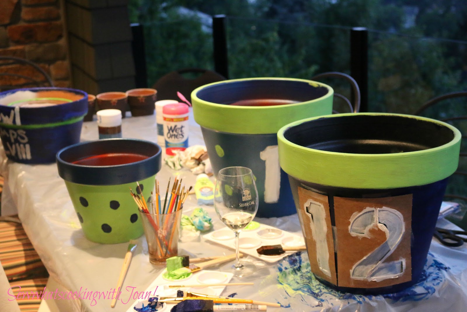 Sew what's cooking with Joan!: How to paint a terracotta pot- Sports ...