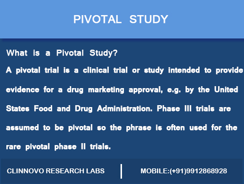 Clinnovo News: Pivotal study - By Clinnovo