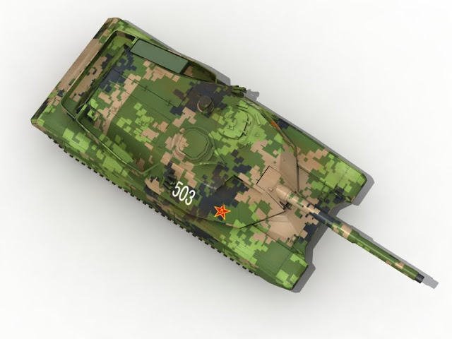 SNAFU!: China's new "Stealth" Main Battle Tank (concept art).