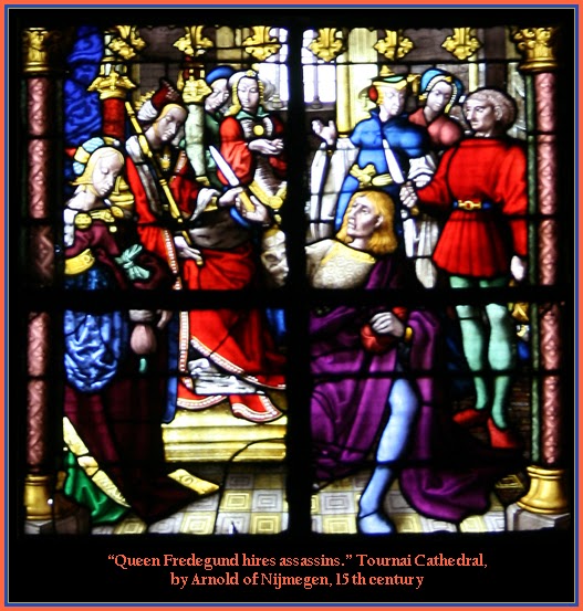 Unknown Gender History: Fredegund, Queen of Franks: Serial Killer - 597