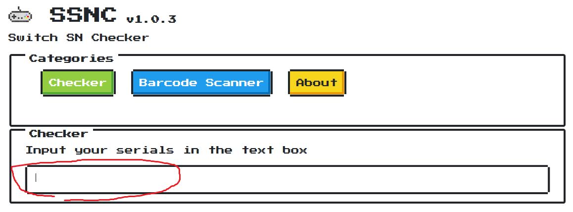 ニンテンドースイッチ 対策機かどうか調べられるSSNC - Switch Serial Number Checker紹介