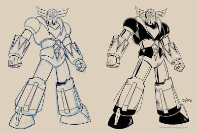 Cup Doodle: Super UFO Grendizer, Inks