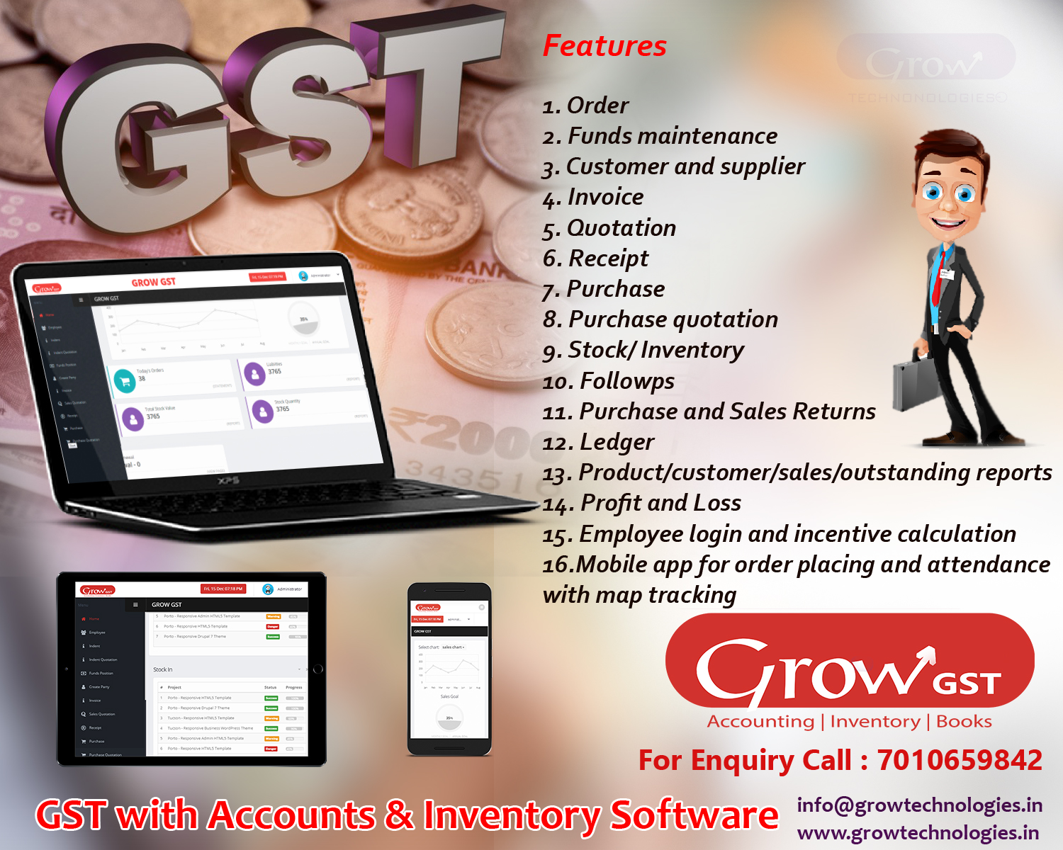 Grow Technology | We grow your IT solutions: GST Management Software