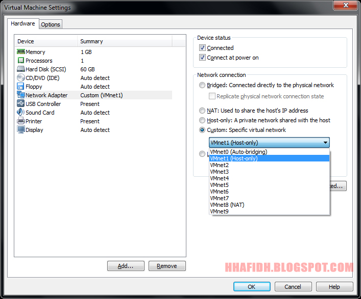 Cara Menghubungkan PC Virtual ke PC Host Menggunakan VMnet1 (Host-Only ...