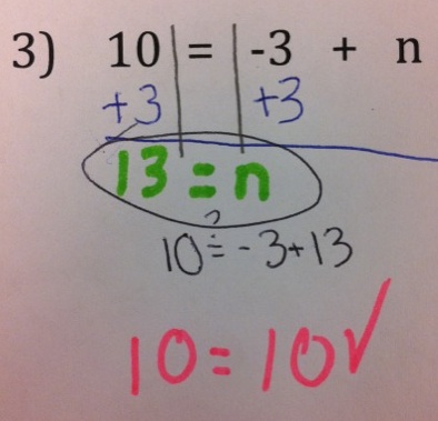 Middle School Math Rules!: Round Robin One-Step Equations