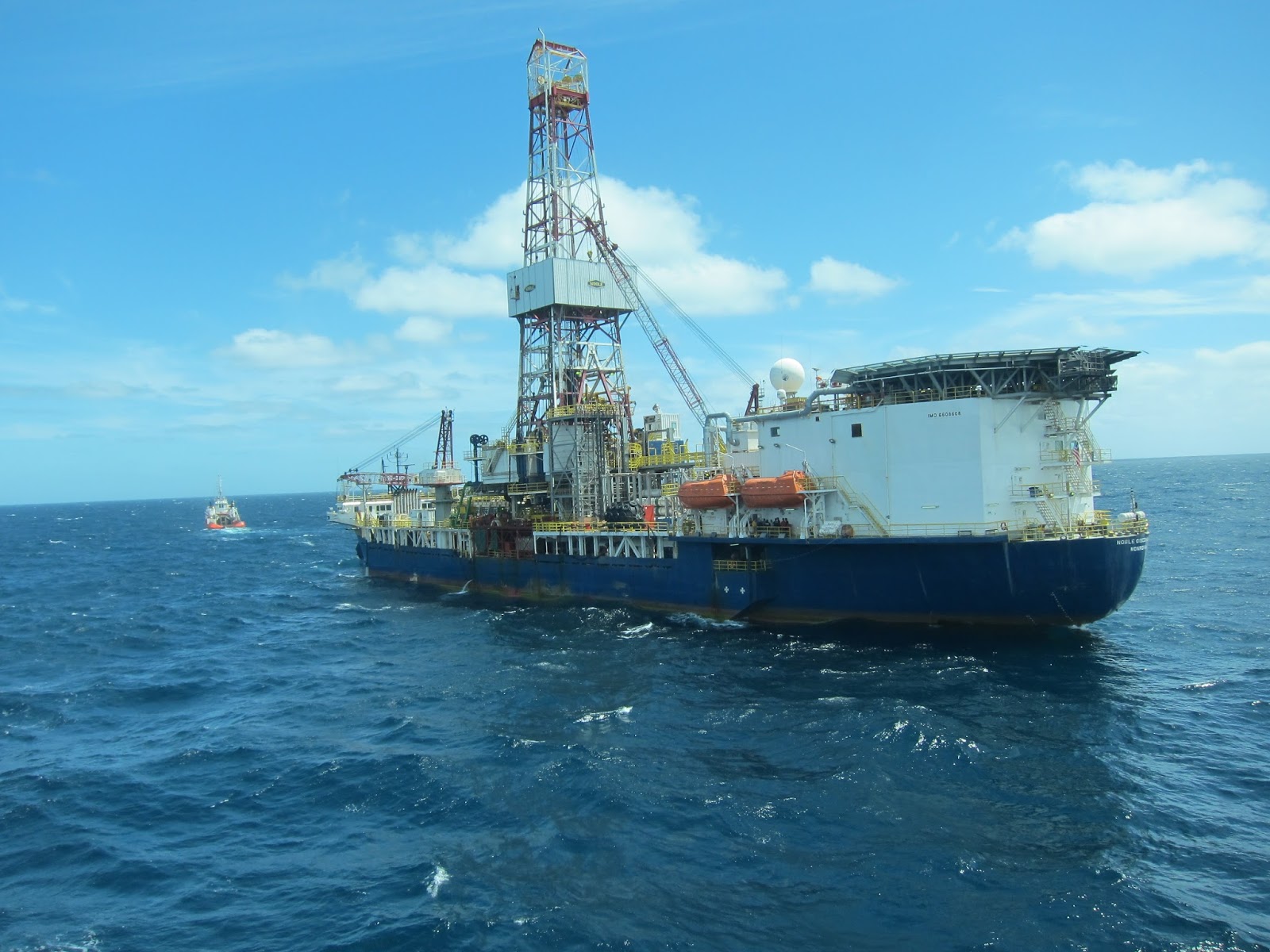 Noble Discoverer Drill ship RuRu Field NZ