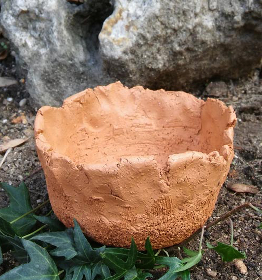 La Luna de Barro: Macetas en barro natural