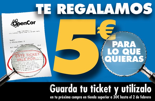 me gusta ahorrar: OPENCOR te regala 5€ en tu próxima compra