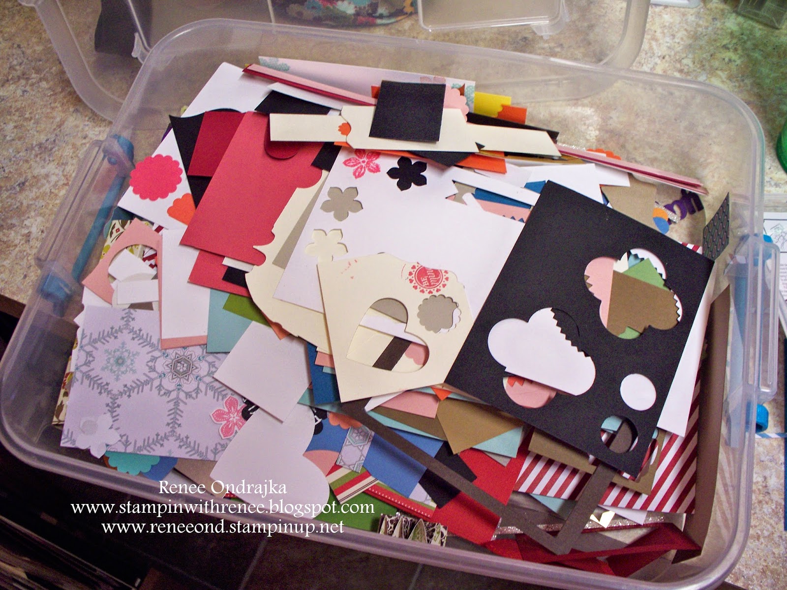 Renee's Rubber Stampin' Ramblings: Scrap It Up! Day 1
