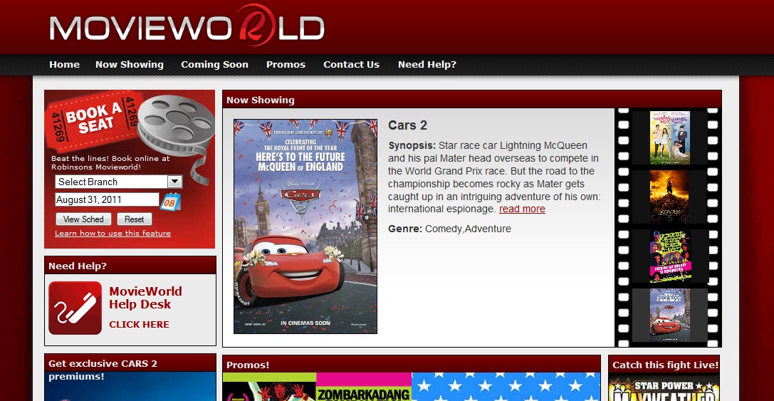 My Movie Manila: Robinsons Movieworld Online Booking Now Available!