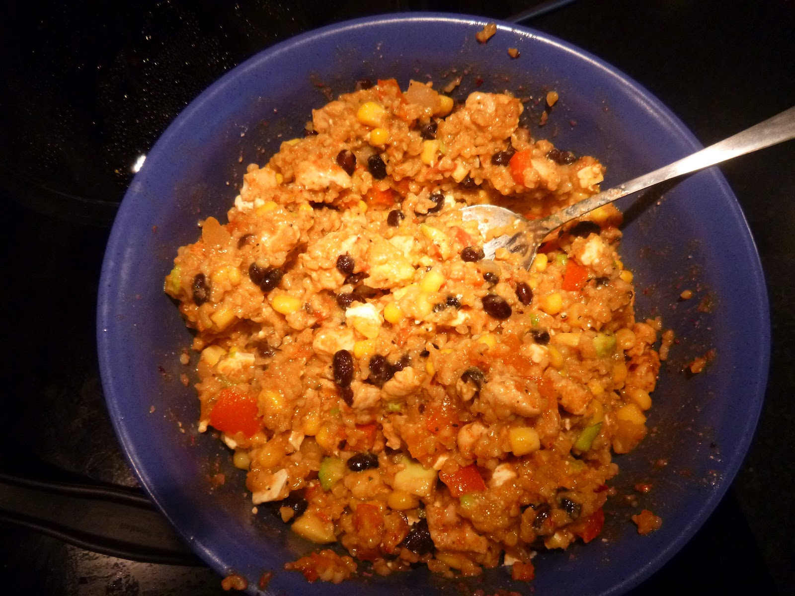 I Love Life: Spanish Bulgur Chicken Stuffed Peppers