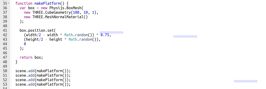 japh(r) by Chris Strom: Simple 2D Physics in Three.js