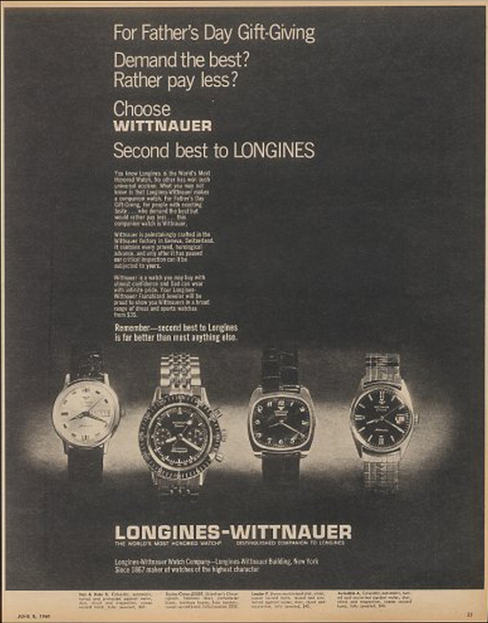 The history of the Wittnauer watch brand