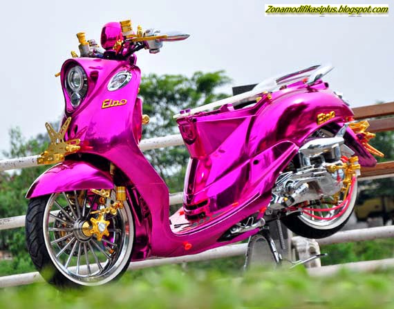 Buat Kontes Juga Harian - Yamaha Mio Fino 2008 Bogor ~ Zona Modifikasi Plus